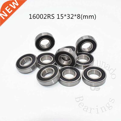 1pcs 16002RS 15*2*8(mm) free shipping chrome steel rubber