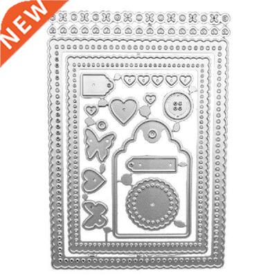 K1MF DIY Templat Stensil Embossing Dies Pemotongan