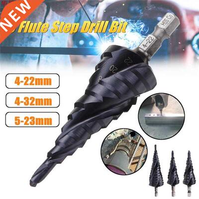 Flute Step Drill Bit TiAlN Coated HRC89 HSS-Co M5 Cobalt