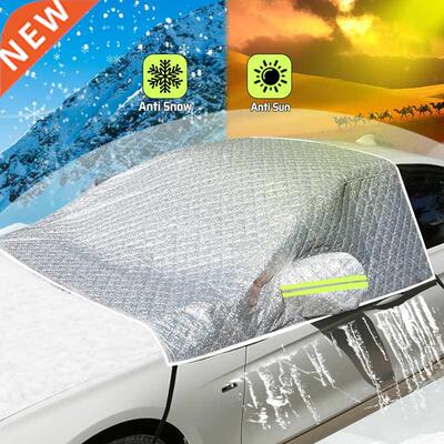Car Snow Cover Car Cover Windshield Sunshade Winter Waterpro