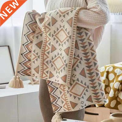 Soft Tssel Knitted Blnkets Plid Bohemin Tpestry Np Bl