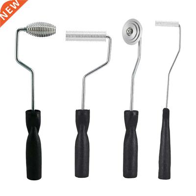 4pcs/Set Fiberglass Roller Kit Bubble Paddle Tool Laminating