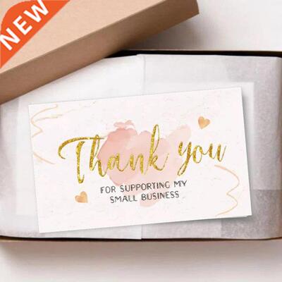 10-30pcs Thank You Cards Thanks Greeting Card Gift Decoratio