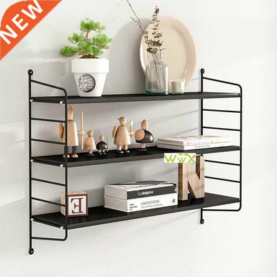 Free punch wall rack iron TV wall decorative partition