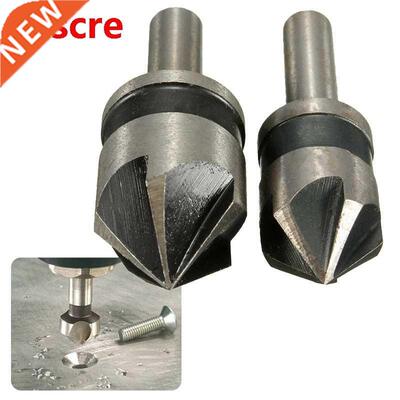 2PC 1/4 Shank 82 Degree Point Angle Countersink Chamfer Cutt