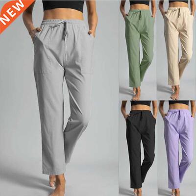 Trousers Pants Women Straight for Elegant casual Clothing