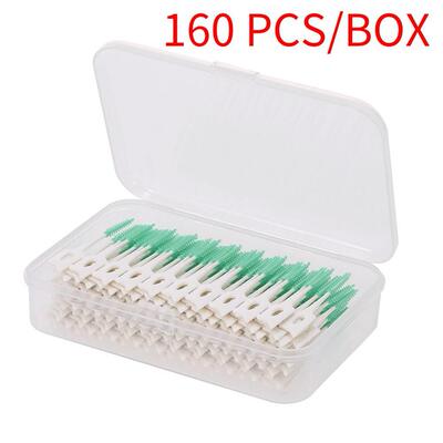 160Pcs Interdental Brush Cleaning Between Teeth Oral Care To