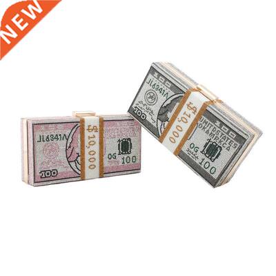 Women Crystal Money USD Bags Dollar Design Luxury Diamond Ev