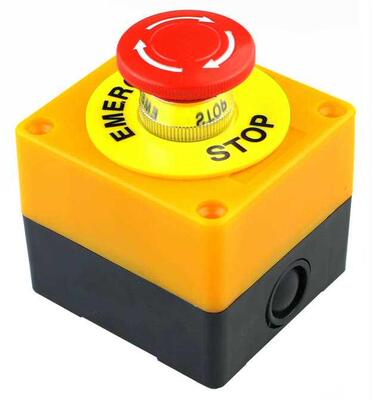 AC 660V 10A Plastic Shell Red Sign Emergency Stop Mushroom P