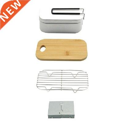 Aluminum Alloy Lunch Box Picnic Box Outdoor Dinner Pail