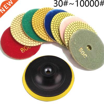10Pcs/set Dry/Wet Diamond Polishing Pads 3 4 Flexible Poli