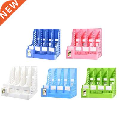 Tabletop File Organizer Holder with Lable Window for School