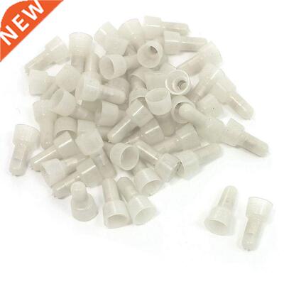 200 Pcs 3mm Tin-plated Tube Insulation Closed End Caps Wire