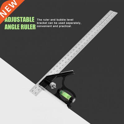 300mm justable Combination Square Angle Ruler 45/90 Degree