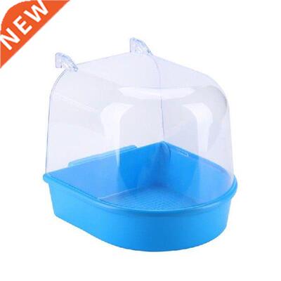 Legendog 1pc Bird Bath Plastic Hanging Bird Parrot Bathtub