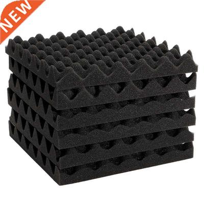 New 6pcs 30X30X4CM Soundproofing Acoustic Foam Tiles Noise S