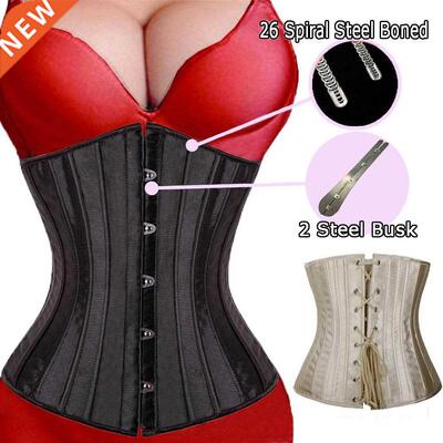 26根钢骨调整型宫廷塑身衣收腹塑身收腰带Waist Cincher Corselet