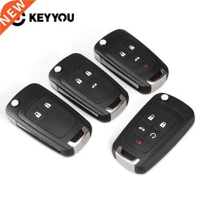 KEYYO Flip Folding Remote Car Key Shell Case Chevrolet Cruz