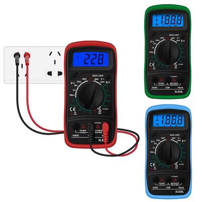 LCD Digital Multimetro XL830L Multimeter AC/DC Ammeter Voltm