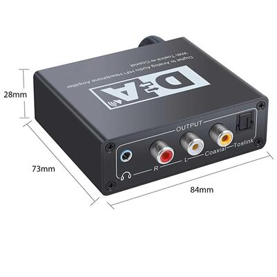 DAC to Analog Converter with Volume Control Bi-Directional O