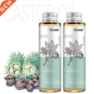 100% Pure And Castor Oil For Hair Growth, Eyelashes And Eyeb