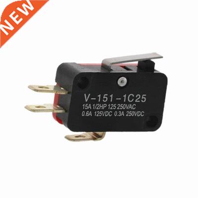 100Pcs V-151-1C25 Micro Limit Switch SPDT NO NC Snap Action