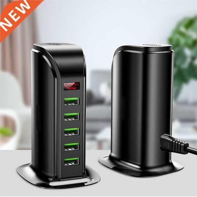 TKEY Unversal Mult 5 Port USB Charger HUB USB Quck Charge