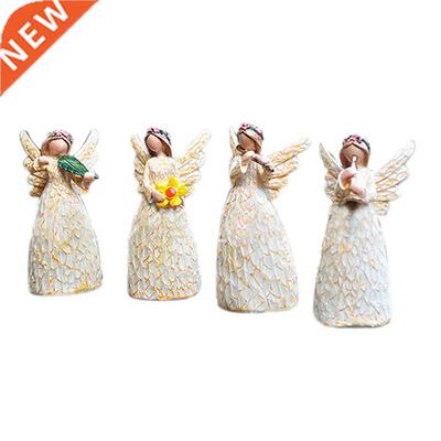 4Pcs Flower Firy ngel Grden Decortion Ornment ngel Fig
