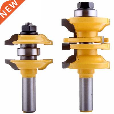 2Pcs 12mm Shank Entry Interior Door Ogee Router Bit Matche