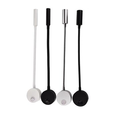 morden white silver black wall light bedroom reading lamp 6