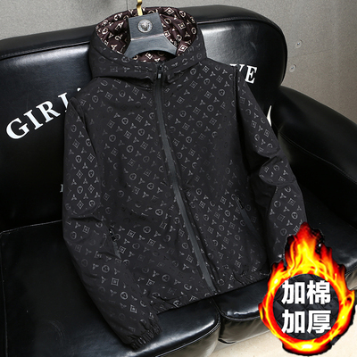 秋冬季加厚外套男学生保暖夹克