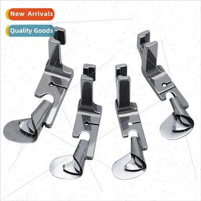 Flat car curved hem presser foot All-steel hem rollers Thin