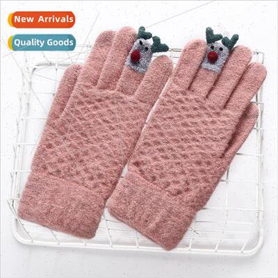 018-1 new gloves women winter warm touch screen ladies winte