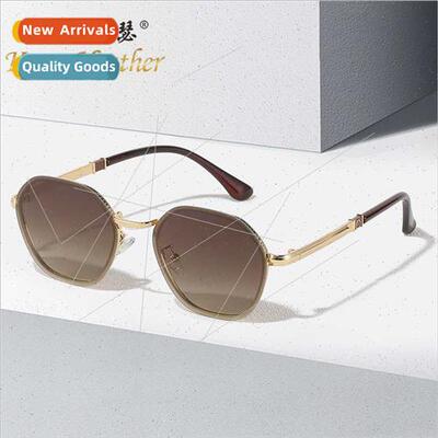 New round frame sunglasses 2A472 Europe fashion ladies sungl