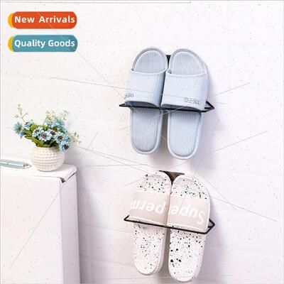 G205 paste type iron storage shoe rack home wall-mounted tri