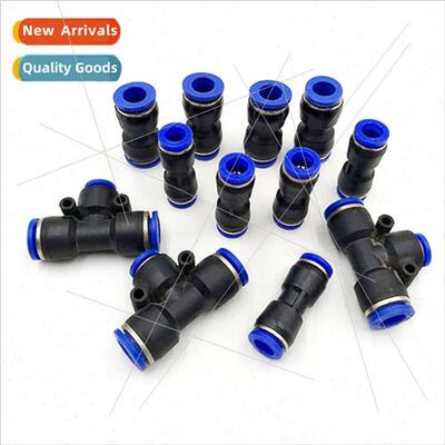 PVC air hose connector PVC duct plastic 8-10mm tee connector
