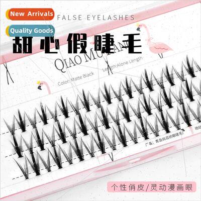 Colorful Sweetheart False Eyelash ngle Cluster Fairy Manga E