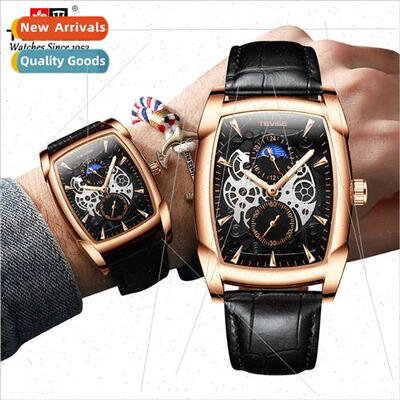 Watch Hundred square fashion casual men watches skeleton wat
