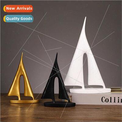 Smooth sailing sailboat resin ornaments living room display
