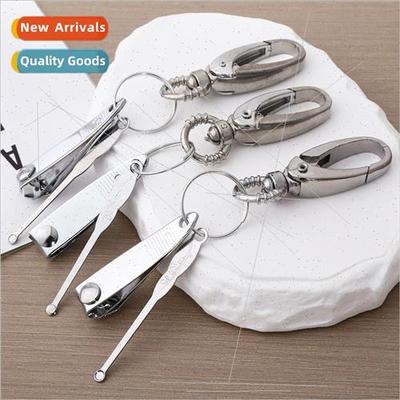 Dollar Thick Buckle Keychain Keyring wh Ear Spoon wh Nail Cl