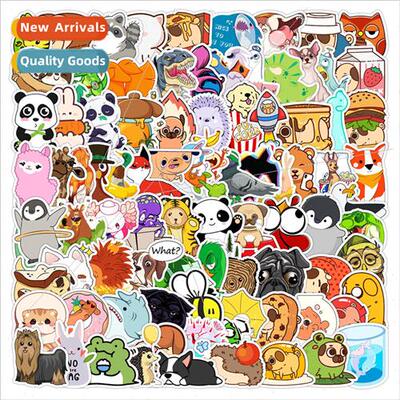 100 cute animals skateboard luggage graffiti decorative stic