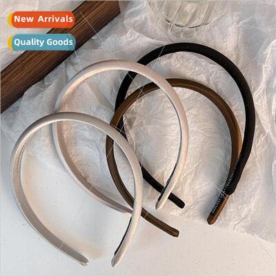 French narrow edge hair bands solid color  basic texture fee