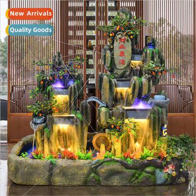 Rockery water fountain ornaments garden courtyard water feat