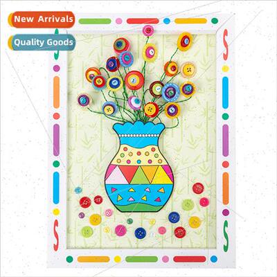 Button bouquet handmade diy making materials package mother