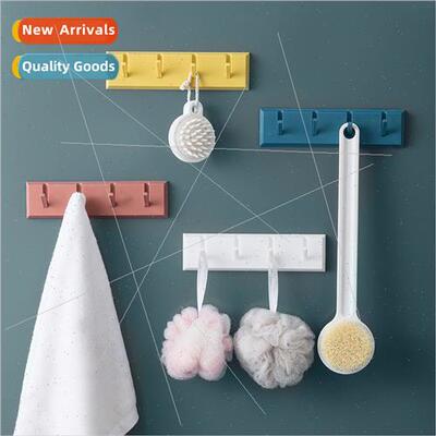 Hanging hooks adhesive rows long sticky hooks kchen whout pu