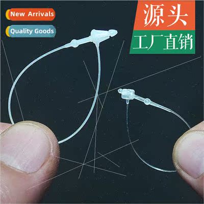 Mothers clasp transparent hand-threaded needle plastic tag l