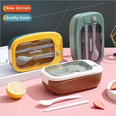 pp plastic compartment lunch box microwave heating compartme