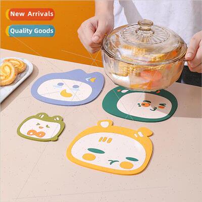 Cartoon table heat  mat anti-scald -slip household high temp