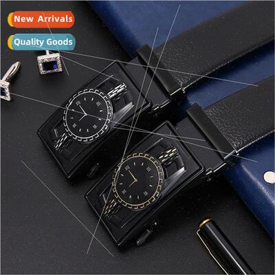 Men Belt Korea Business Casual Peplum Watch Automatic Buckle