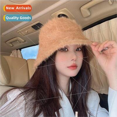 Hat female rabbit hair fishermans hat Japanese Department of